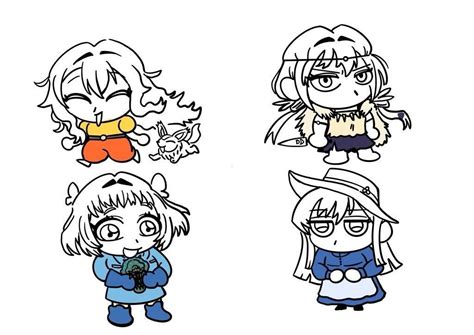 San Nausicaa Sophie Sheeta Inda Karane And 5 More Mononoke Hime