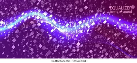 Binary Code Vector Equalizer Neon Tech Stock Vector Royalty Free 2118384701 Shutterstock