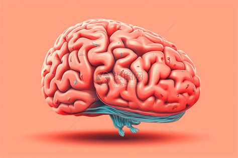 3d大脑模型图插画图片下载 正版图片600112338 摄图网