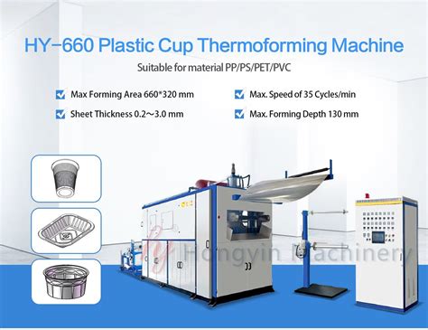 Fully Automatic Plastic Cup Thermoforming Machine Plastic Making