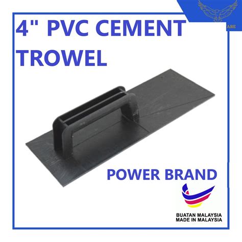 High Quality Power 4 Pvc Cement Plastering Trowel Plaster Ketam Hitam