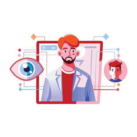 A Flat Illustration Of A Person Id Verification Process 53120286 Vector Art At Vecteezy