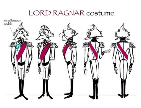 Character Design For Lord Ragnar Frozen Disney Animation