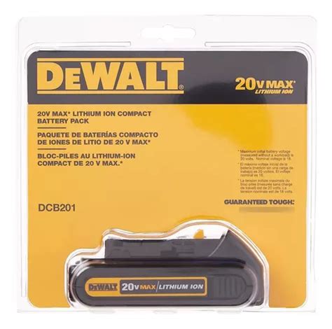 Dewalt Dcb201 Batería Compacta De Iones De Litio 15 A 20 V Envío Gratis