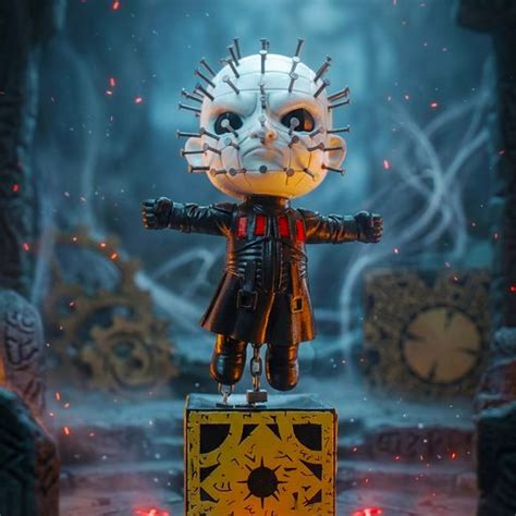 🇦🇲 Authors Pinhead Levitating Chibi Figure No Ams Multicolor・ 3mf