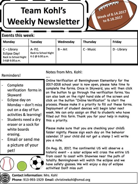 Classroom Update Mrs Kohl