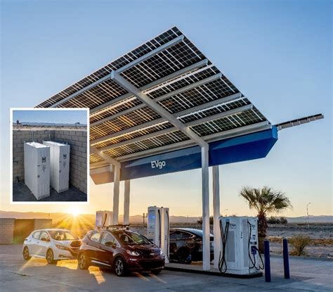 Evgo Balances Ev Fast Charging With 14 Battery Storage Systems Across