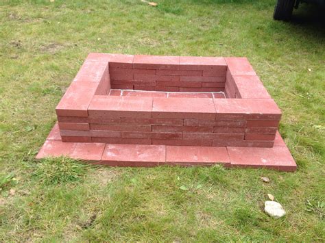 Brick Fire Pit Above Ground Easy Setup