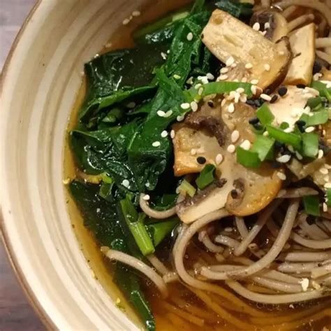 Kinoko Soba Japanese Mushroom Soba Noodle Soup Happy Baking Days