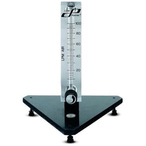 Key Instruments Flo Rite Fr4500 Model Clear Acrylic Water Flowmeter With Standard Inlet Valve