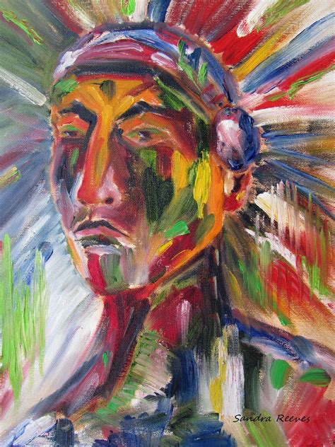 Native American Figurative Indian Chief Male Warrior