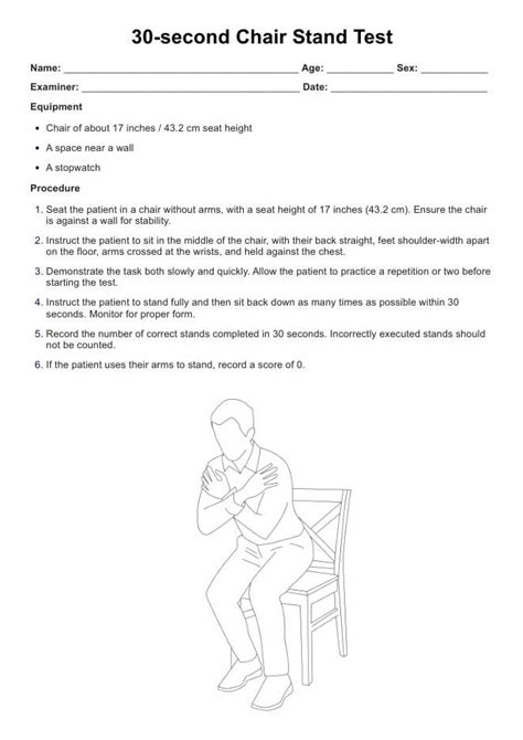 30 Sekunders Stolstativtest