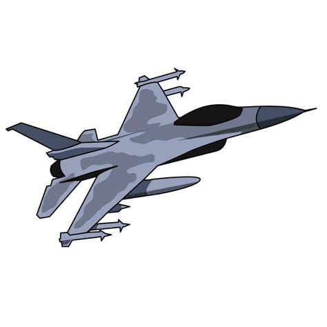 Jet Fighter Aviation Vector Design 23218070 Vector Art At Vecteezy