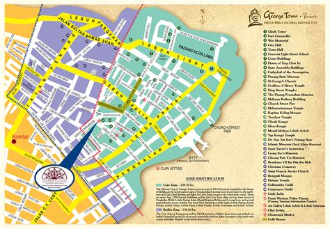 Georgetown Tourist Map