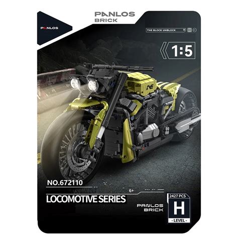 Panlos Brick 672110 Motorcycle Night Phantom Locomotive 15 Shopee