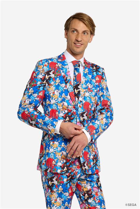 Sonic Suit For Men Official Sonic The Hedgehog™ Opposuits