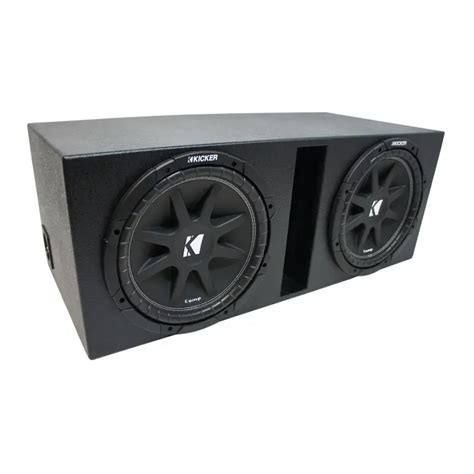 Universal Car Stereo Rhino Coated Ported Dual 15 Kicker Comp C15 Sub