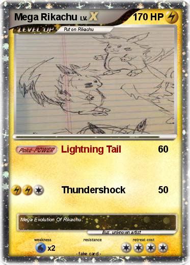 Pokémon Mega Rikachu Lightning Tail My Pokemon Card