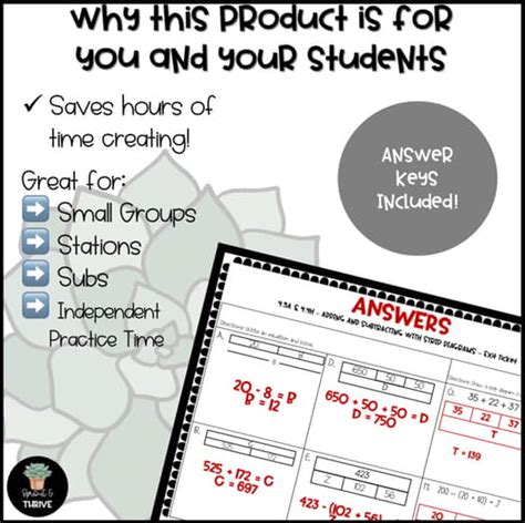 Adding And Subtracting Strip Diagrams Worksheet 4 4h And 4 5a Tpt