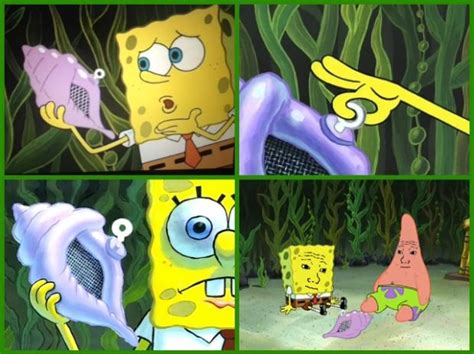 Spongebob Magic Conch Blank Template Imgflip