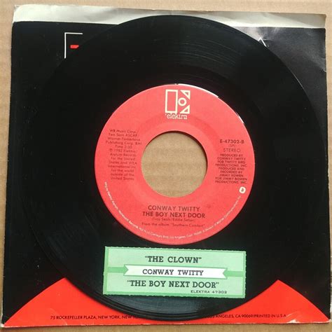 Conway Twitty The Clown 45 7 Country Vinyl Record Elektra Company Sleeve Ebay