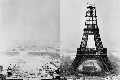 Building Of The Eiffel Tower In Stunning And Must See Historical