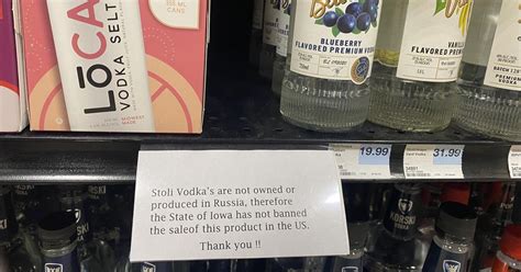 Russian Liquor Brands Pulled From Carroll Shelves News