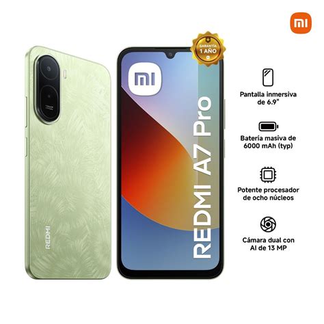 Celular Redmi A7 Pro Green 4gb Ram 128gb Rom Oechsle Oechsle