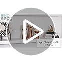 Birdrock Home 3pc Flare Candleholders Farmhouse Wooden