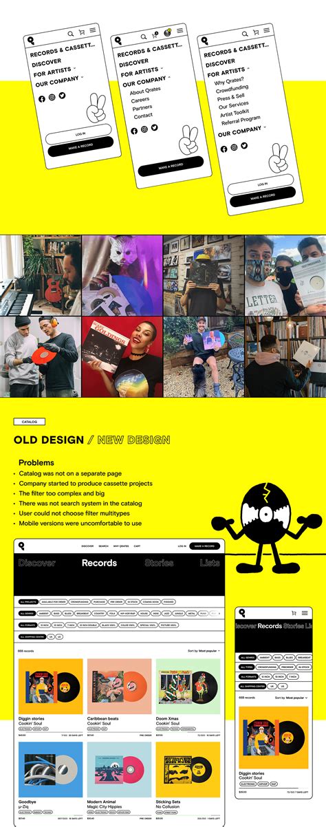 Ux Improvements For Music Platform Product Design On Behance