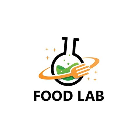 Premium Vector Food Lab Logo Template Design