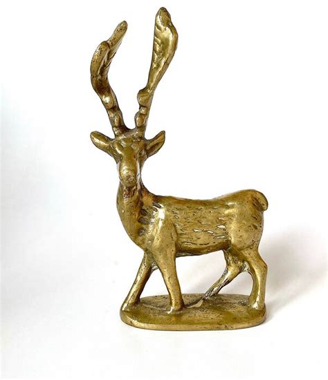 Vintage Figurine Of Deer Stag Bronze Catawiki