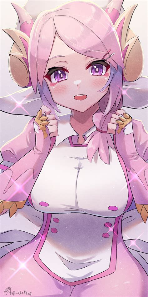 Katsukare Nurse Dragonmaid Yu Gi Oh Absurdres Highres Third Party Source 1girl Blush