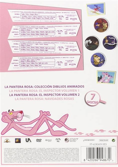 La Pantera Rosa Coleccion Completa De Dibijos Animados America Dvd