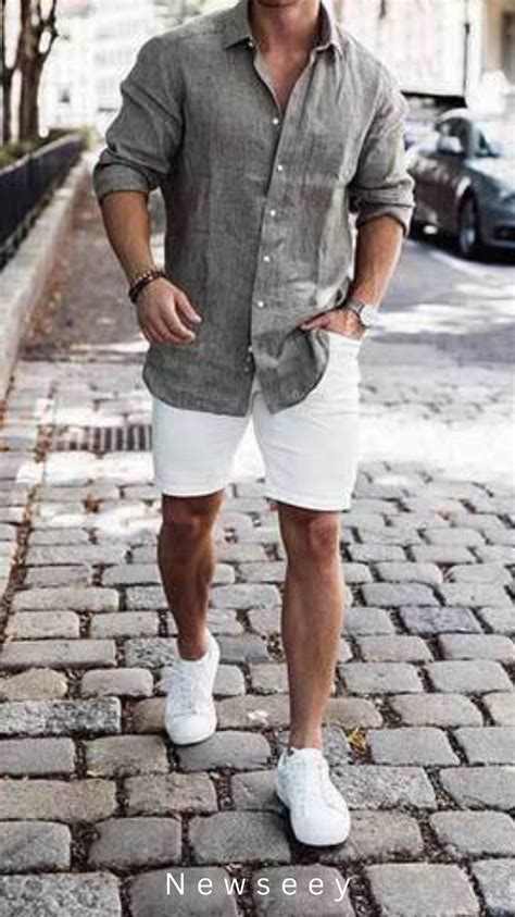 Effortless Beach Cool Trendy Summer Outfits For Handsome Guys Men Fashion Casual Outfits Men