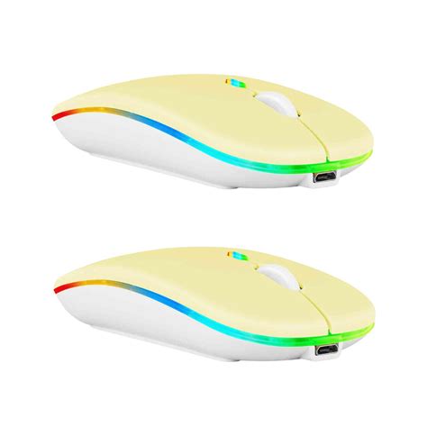 Urbanx Wireless Mouse 2 Pack For Vivo Iqoo U3x Iqoo Neo5 S9 S9e S7t Bluetooth 5 2 And 2 4ghz