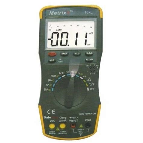 Metrix 16xl 6000 Analog Bargraph Digital Multimeter At Best Price In