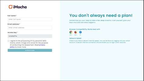 How To Take A Test On Imocha