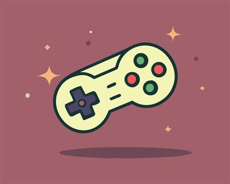 Joypad Vector Flat Color Icon Game Joystick Vector Graphics 33951155 Vector Art At Vecteezy