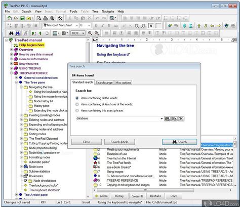 Treepad Plus Download
