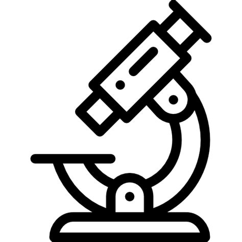 Microscope Detailed Rounded Lineal Icon