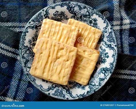 Jajan Gery Saluut Malkist Keju Jajanan Indonesia Or Indonesian Snacks Stock Image Image Of