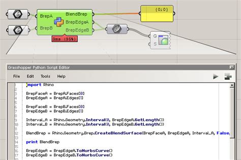Blend Surface Curve Network Fillet Grasshopper