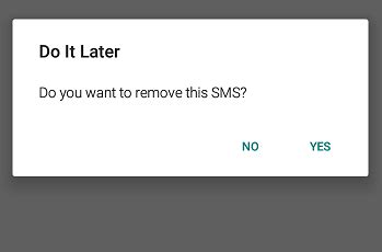 Android AlertDialog Do Not Show Positive And Negative Button Stack