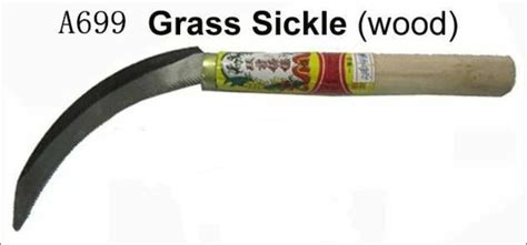 Grass Sickle Wood Handle Gardening Grass Sickle Lazada Ph