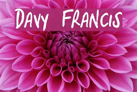 Davy Francis Font