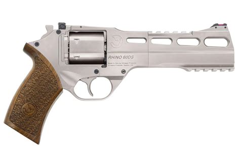 Chiappa Rhino 60ds 357 Magnum Revolver With Nickel Plated Finish