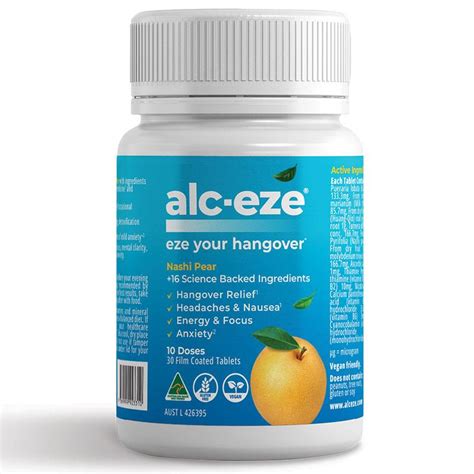 Buy Alc Eze 30 Tablets Online At Chemist Warehouse
