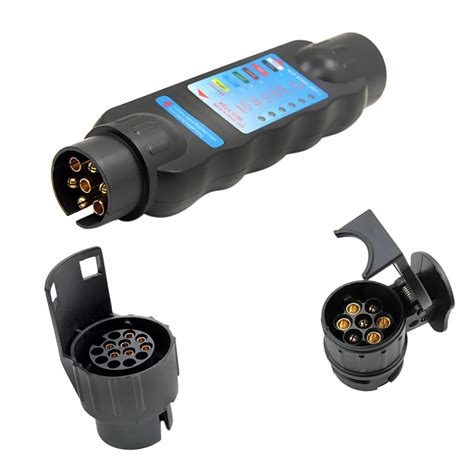 3 Pcs 7pin 13pin Car Vehicle Towing Trailer Socket Grandado