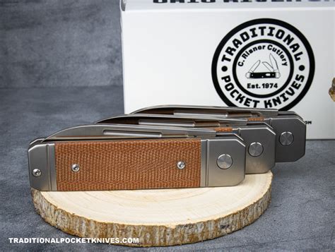 C Risner Ohio River Jack Single Spearpoint Natural Canvas Micarta For Sale Tsa Knives